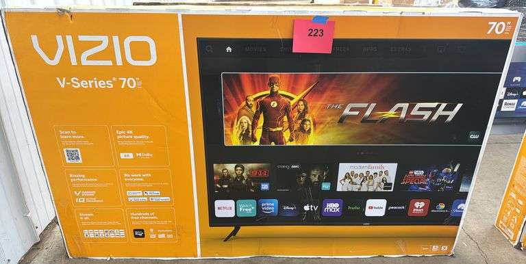 VIZIO 70" 4K SMART TV IN BOX - Earl's Auction Company