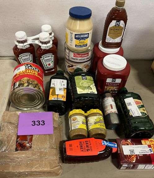 MISC LOT OF FOOD ITEMS - SEE PHOTOS - Earl's Auction Company