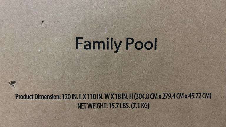 (2) NEW FAMILY POOLS IN BOXES - Earl's Auction Company