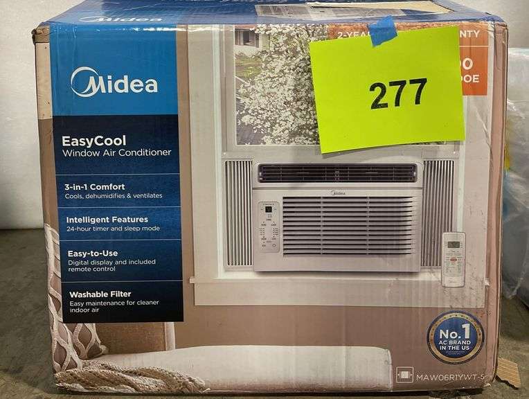 MIDEA EASYCOOL WINDOW AIR CONDITIONER IN BOX - Earl's Auction Company