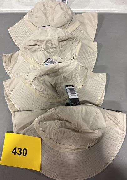 (4) MISSION HYDROACTIVE COOLING HATS - BEIGE - Earl's Auction Company