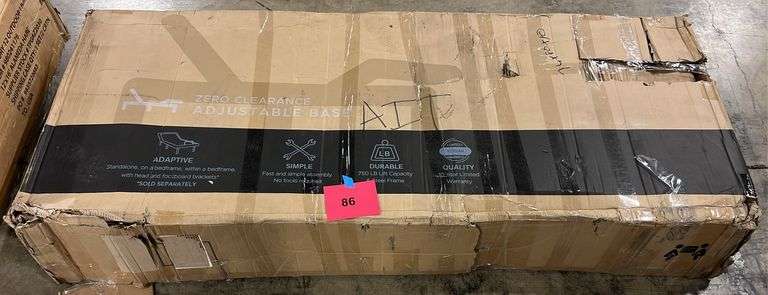 AS IS - KING SIZE ZERO CLEARANCE ADJUSTABLE BED BASE IN BOX - Earl's ...