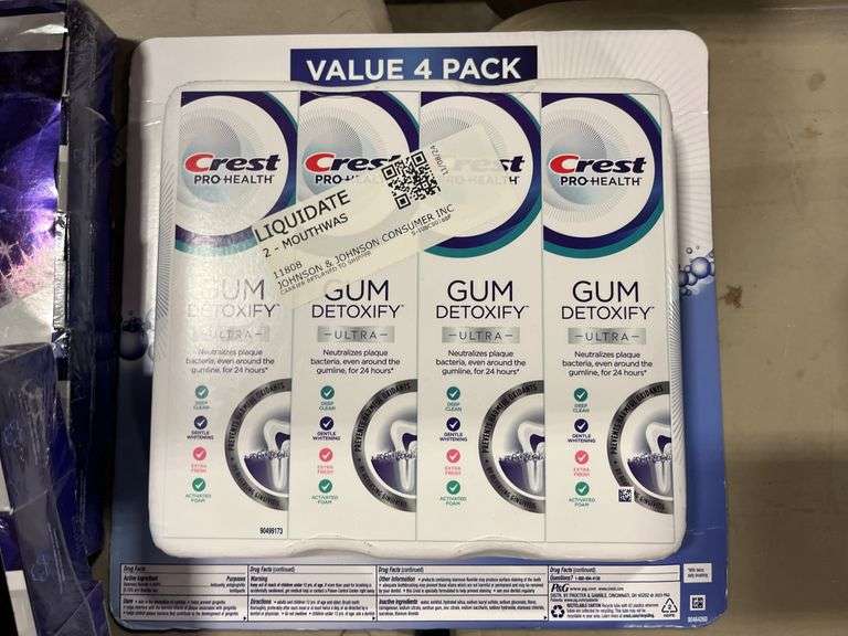 (5) PACKS OF CREST TOOTHPASTE - Earl's Auction Company