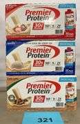 (3) BOXES OF PREMIER PROTEIN SHAKES - Earl's Auction Company