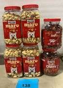 (6) JARS OF MILK BONE DOG TREATS - Earl's Auction Company