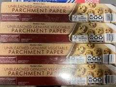 6PC FOOD WRAP LOT - FOIL & PARCHMENT PAPER - Earl's Auction Company