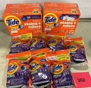 (2) BOXES OF TIDE PODS & (7) BAGS - Earl's Auction Company