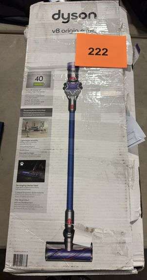DYSON V8 ORIGIN EXTRA CORDLESS VACUUM IN BOX - Earl's Auction Company