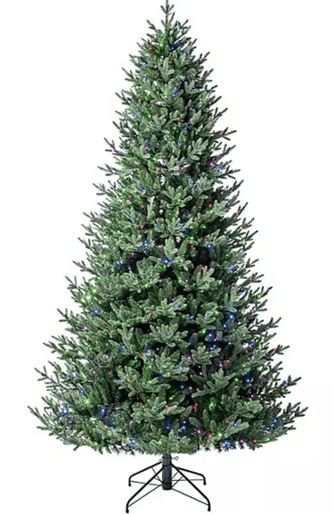 9FT PRE LIT LINDEN FIR TREE IN BOXES - Earl's Auction Company