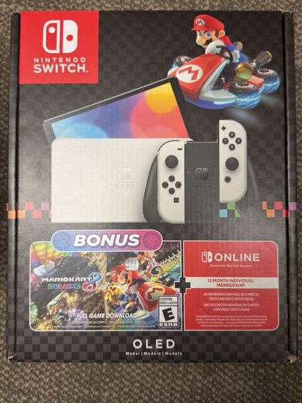 NEW NINTENDO SWITCH OLED IN BOX - Earl's Auction Company
