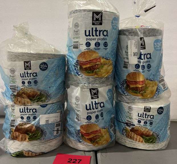 (6) PACKS OF PAPER PLATES - Earl's Auction Company