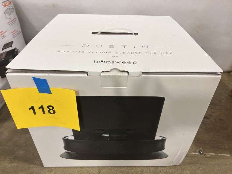 BOBSWEEP DUSTIN ROBOT VACUUM IN BOX - Earl's Auction Company