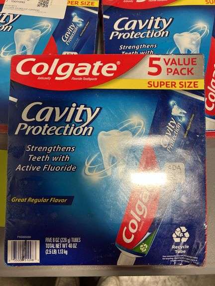 (5) PACKS OF COLGATE TOOTHPASTE - Earl's Auction Company