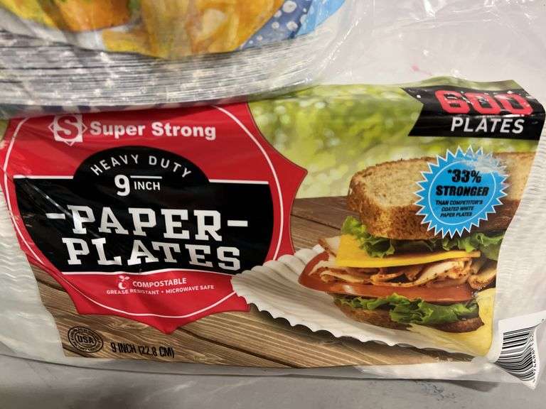 (6) PACKS OF PAPER PLATES - Earl's Auction Company