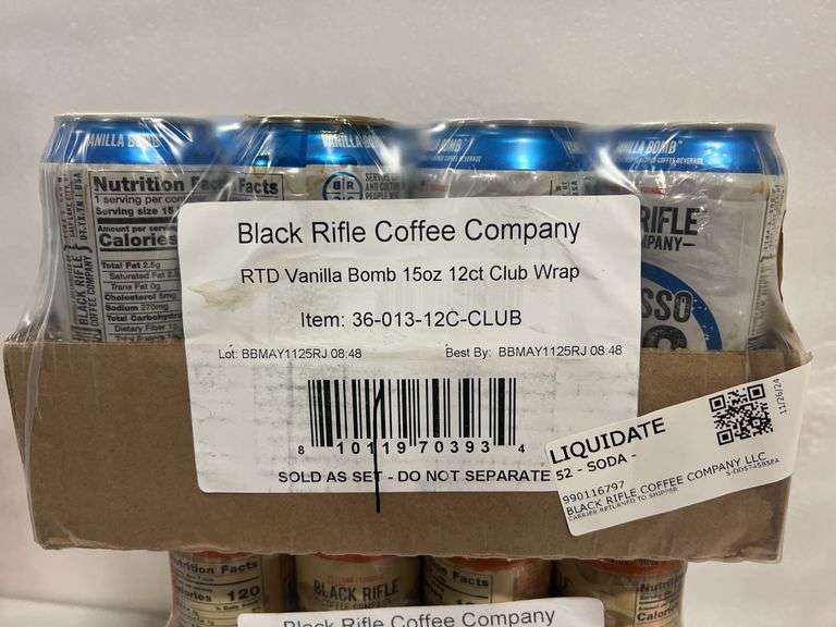 (3) PACKS OF BLACK RIFLE COFFEE CO - Earl's Auction Company