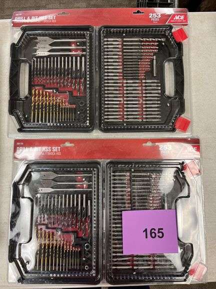 (2) ACE 253PCS DRILL & BIT HSS SETS - Earl's Auction Company