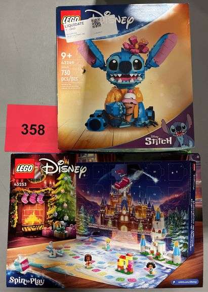 (2) DISNEY LEGO SETS IN BOXES - STITCH & ADVENT CALENDER - Earl's ...