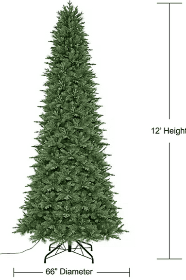 12FT PRE LIT SPRUCE PINE TREE IN BOXES - Earl's Auction Company