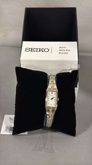 NEW SEIKO LADIES WATCH W/ BOX (MSRP $295.00) - Earl's Auction Company