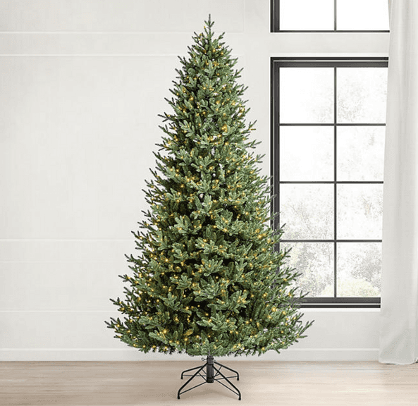 9FT PRE LIT LINDEN FIR TREE IN BOXES - Earl's Auction Company