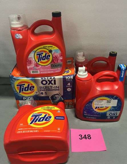 5PC TIDE LOT- LIQUID & PODS - Earl's Auction Company