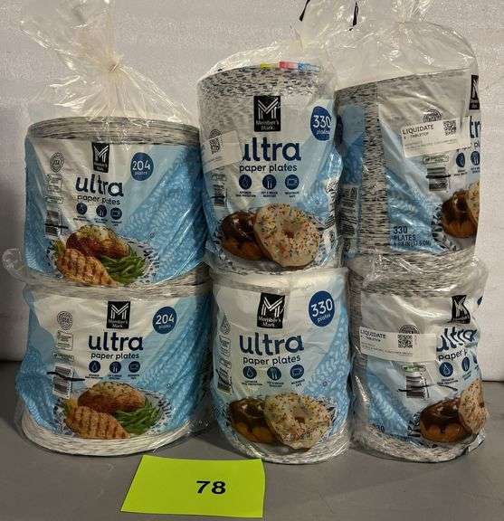 (6) PACKS OF PAPER PLATES - Earl's Auction Company