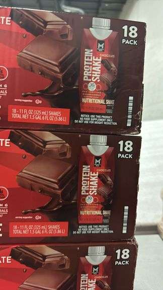 (3) PACS OF MM PROTEIN SHAKES - Earl's Auction Company