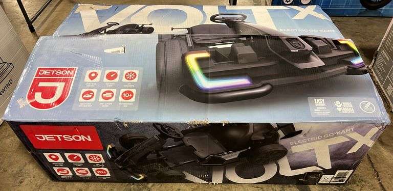 JETSON VOLTX ELECTRIC GO KART IN BOX - Earl's Auction Company