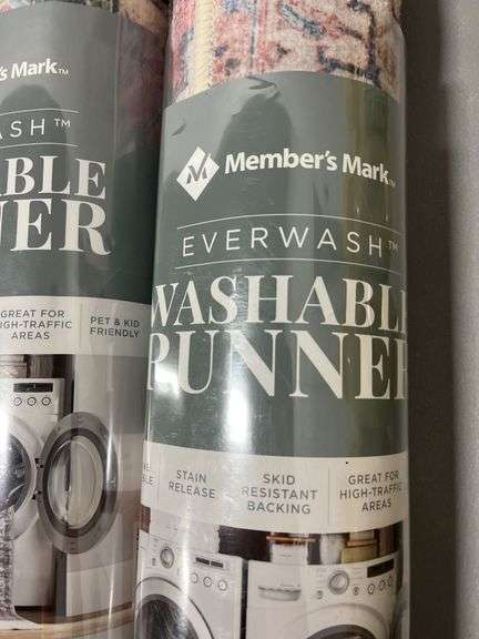 (4) EVERWASH 30"x 84" WASHABLE RUNNER RUGS - Earl's Auction Company