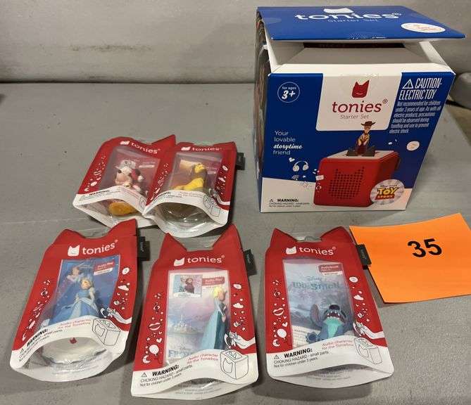 KIDS TONIES DISNEY STARTER SET IN BOX W/ (6) TONIES CHARACTERS - Earl's ...