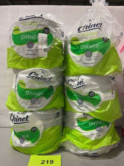 (6) PACKS OF CHINET PAPER PLATES - Earl's Auction Company