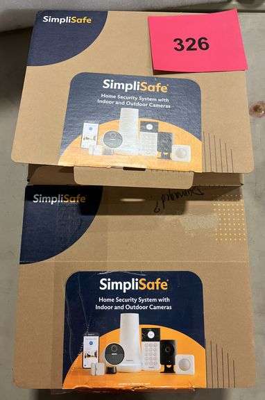 AS IS - (2) SIMPLISAFE HOME SECURITY SYSTEMS IN BOXES - Earl's Auction ...