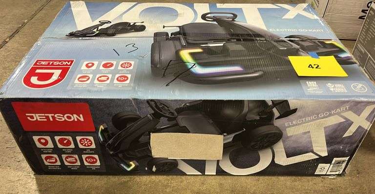 JETSON VOLT X ELECTRIC GO KART IN BOX - Earl's Auction Company