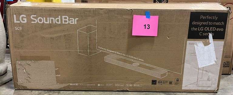 LG SOUND BAR SC9 IN BOX - Earl's Auction Company