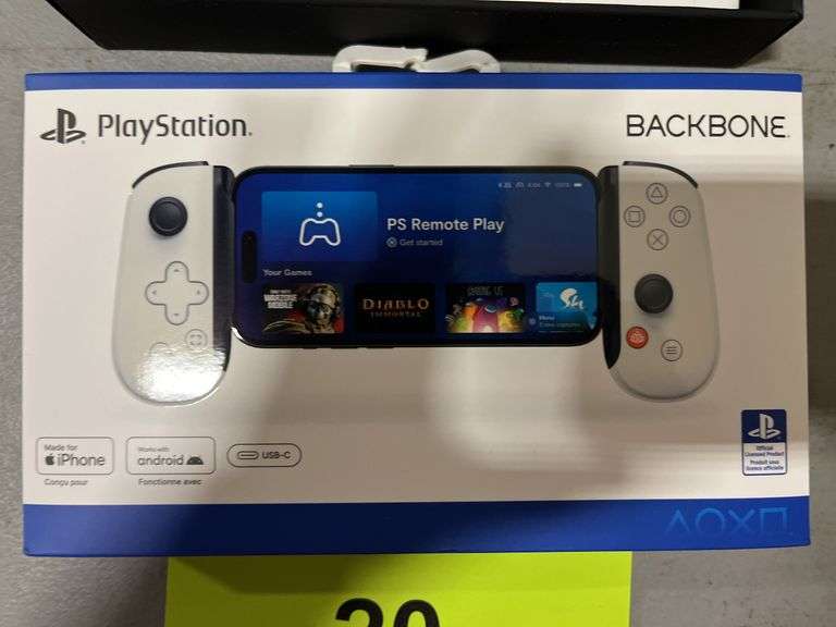 PLAYSTATION BACKBONE IN BOX - Earl's Auction Company