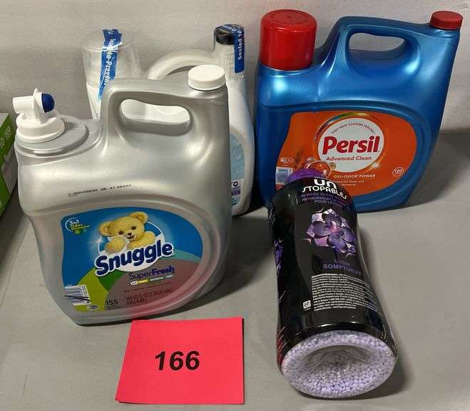 4PC LAUNDRY LOT - DETERGENT, SOFTENER & SCENT BEADS - Earl's Auction Company