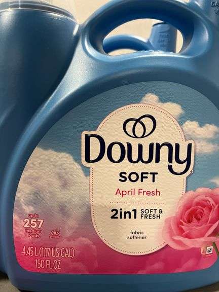 4PC LAUNDRY LOT - DREFT DETERGENT & DOWNY SOFTENER - Earl's Auction Company