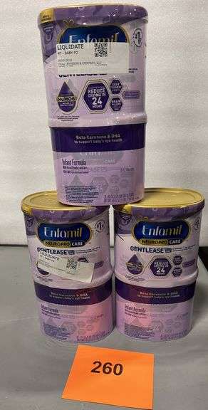 (3) PACKS OF ENFAMIL GENTLEASE INFANT FORMULA (2 PER PACK) - Earl's ...