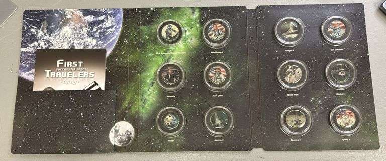 AMERICA'S RACE TO SPACE APOLLO 8 COIN SET - Earl's Auction Company