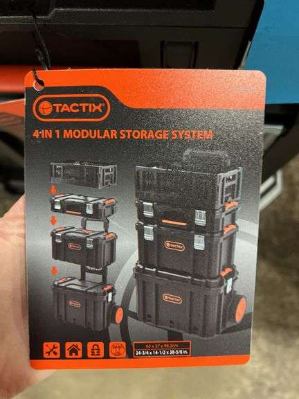 AS IS - TACTIX MODULAR MOBILE STORAGE SYSTEM - Earl's Auction Company