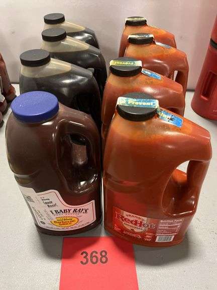 (8) JUGS OF SAUCE - SWEET BABY RAYS BBQ & FRANKS RED HOT - Earl's ...