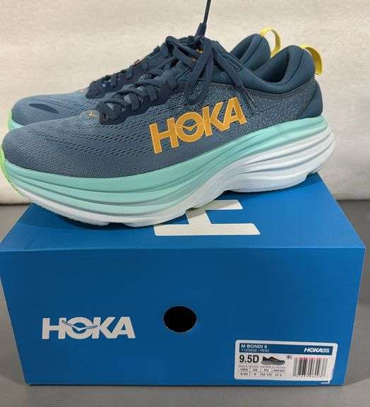 NEW MENS HOKA BONDI 9 SHOES SIZE 9.5D - Earl's Auction Company