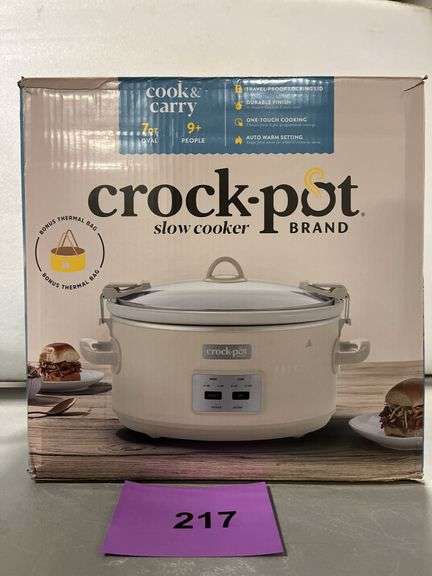 CROCKPOT SLOW COOKER IN BOX - Earl's Auction Company