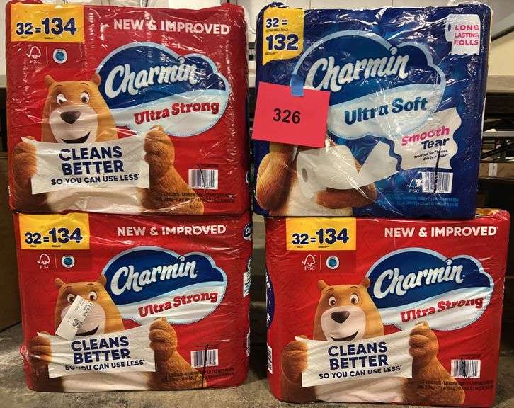 (4) PACKS OF CHARMIN TOILET PAPER - Earl's Auction Company