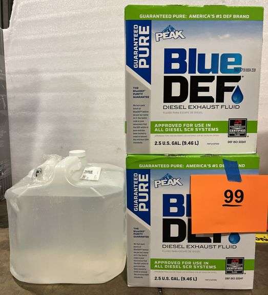 (3) JUGS OF PEAK BLUE DEF DIESEL EXHAUST FLUID - Earl's Auction Company