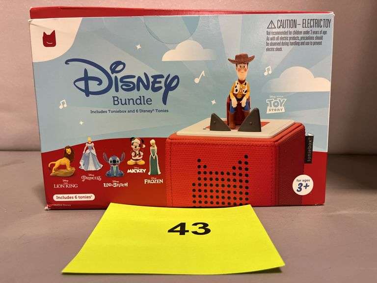 KIDS DISNEY TONIES BUNDLE IN BOX W/ (6) TONIES CHARACTERS - Earl's ...