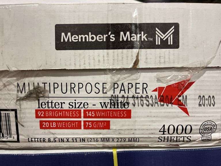 4PC OFFICE LOT - PAPER, FOLDERS & MARKERS - Earl's Auction Company