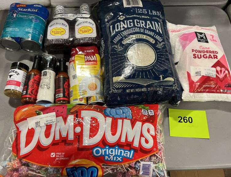 MISC LOT OF FOOD ITEMS - SEE PHOTOS - Earl's Auction Company