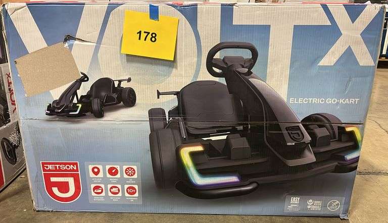 JETSON VOLT X ELECTRIC GO KART IN BOX - Earl's Auction Company