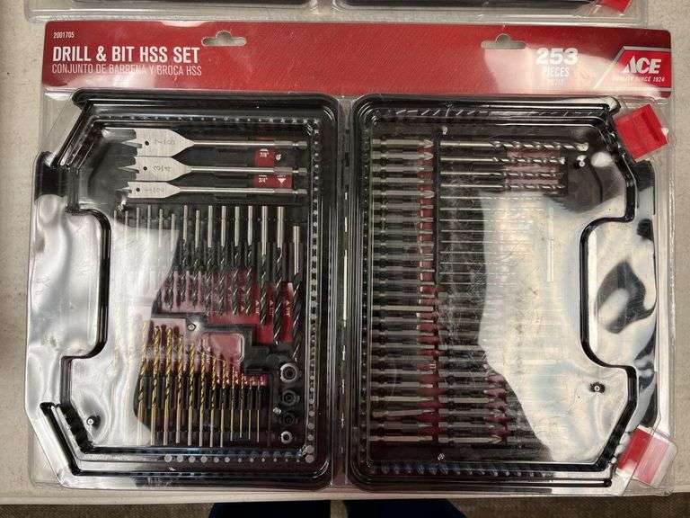 (2) ACE 253PCS DRILL & BIT HSS SETS - Earl's Auction Company
